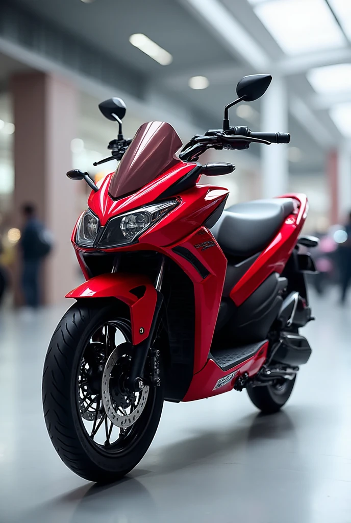 2026 Honda Click 125i Bike front side right colour red in showroom ...