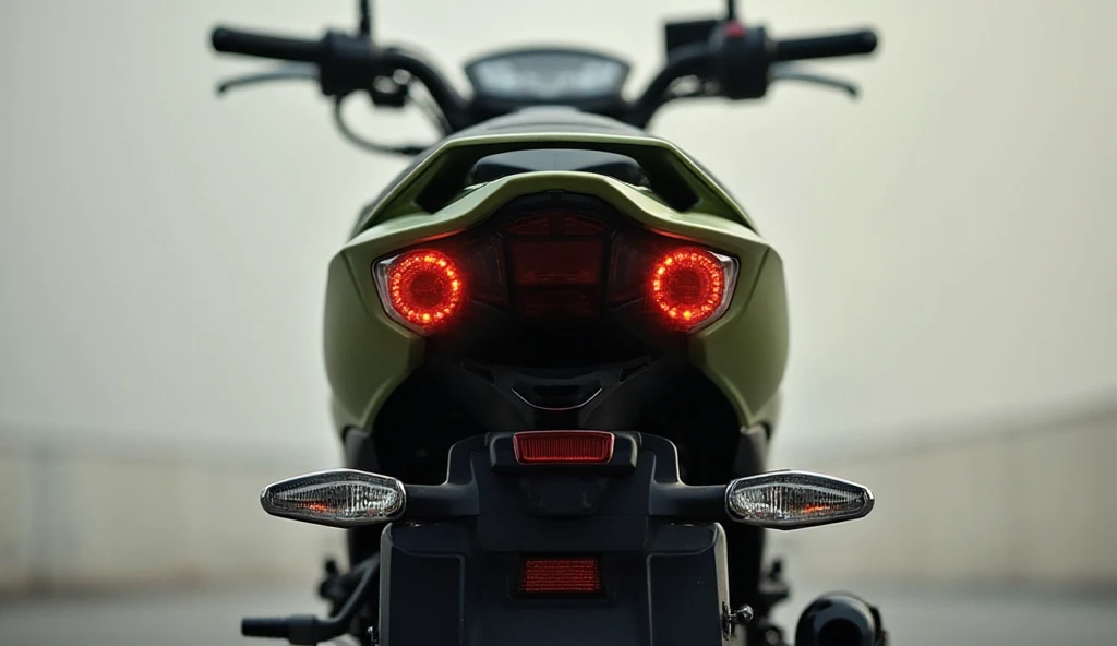 (2026 Hero Splendor Plus) image of (back bumper view )and color - SeaArt AI