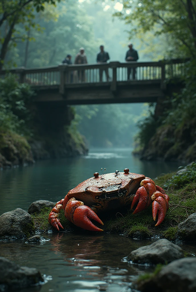 The phone that spawned a crab was robbed by humans，Crabs shed tears ...