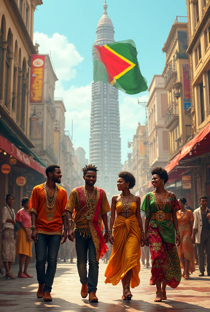 Vibrant Beautiful capital of Democratic Republic of the Congo with one ...