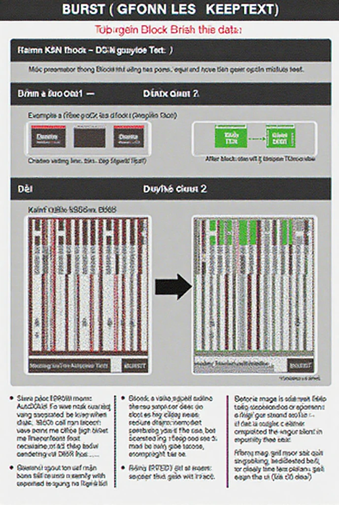 Topic: “BURST — Decay Block, Giữ Nguyên Text” ⸻ Tỷ lệ ảnh - SeaArt AI