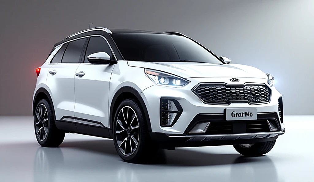 Create a 3d render suv design full (front side views) end (2026 kia ...