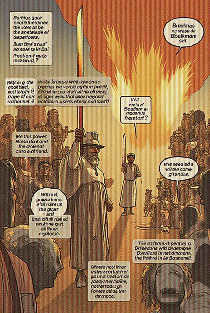 Of course! Here's a longer comic about the sword of Boukman and the ...