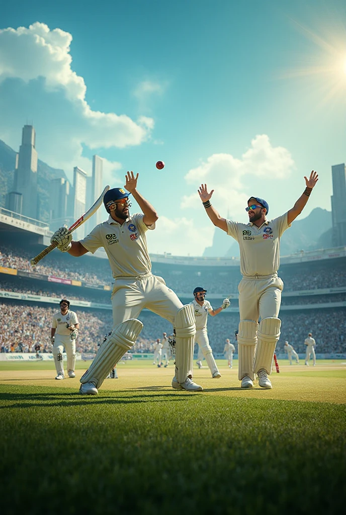 A dramatic and ultra- realistic cinematic Professional cricket - SeaArt AI