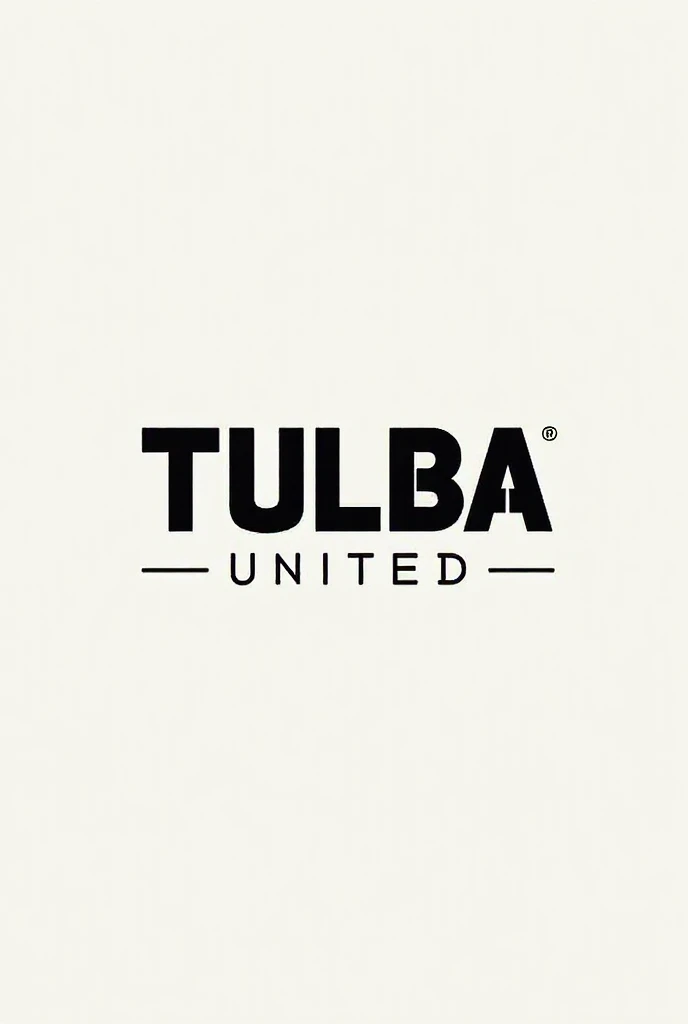 TULBA UNITED text logo bar - SeaArt AI