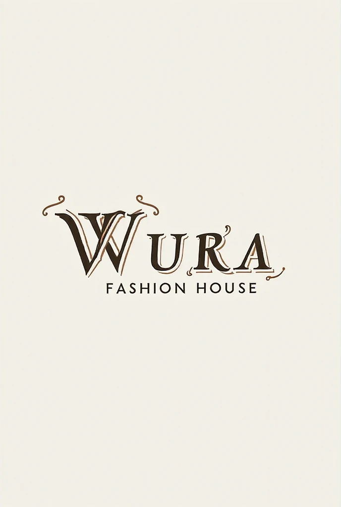 Create a logo with my name "WURA FASHION HOUSE" - SeaArt AI