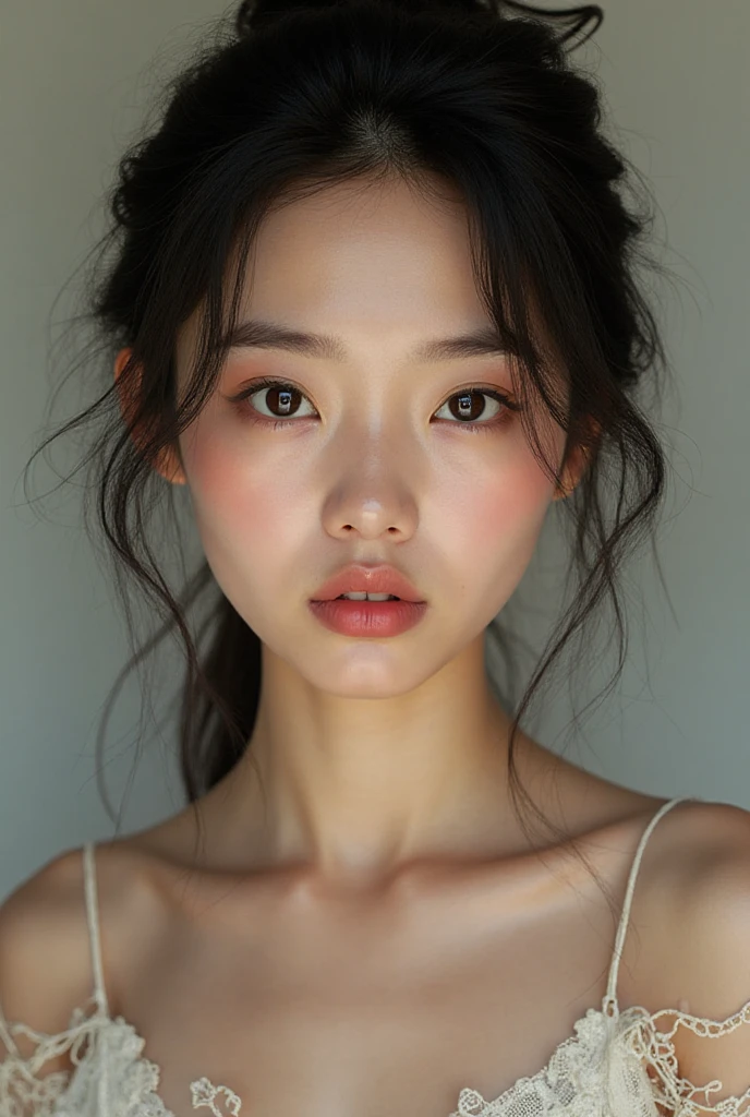 Create a girl height 170 weight 66 mestizo Asian and Slavic - SeaArt AI