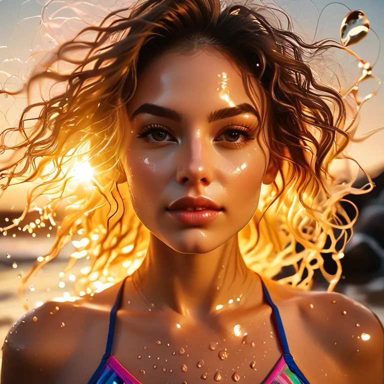 SeaArt AI | مولد صورة شاطئ واقعية ثلاثية الأبعاد