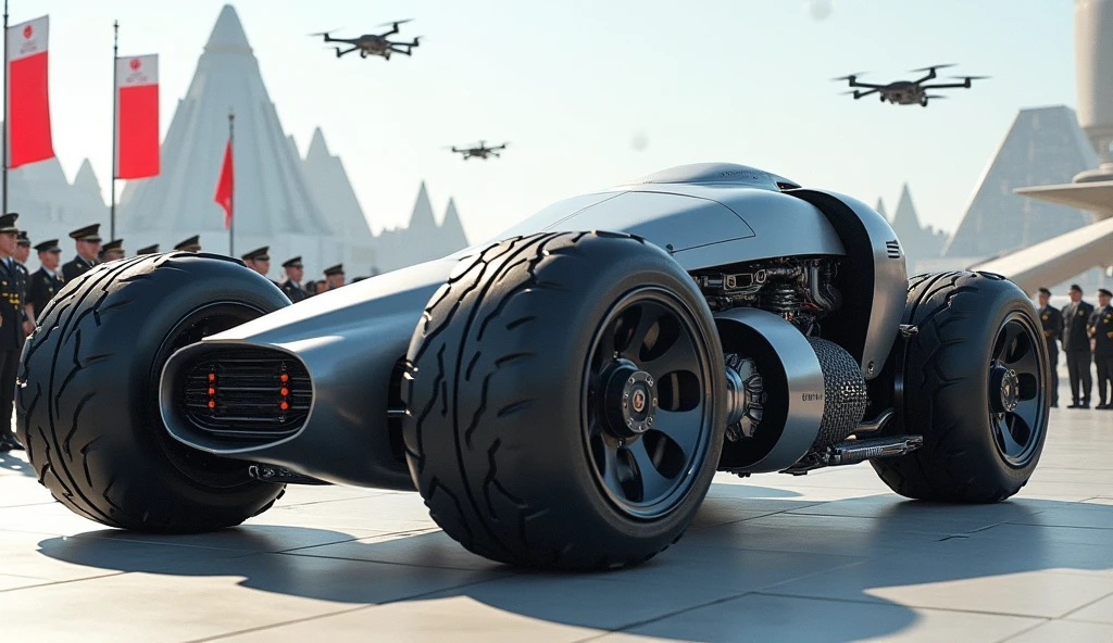 A massive futuristic American military superbike by[Rolls-Royce ...