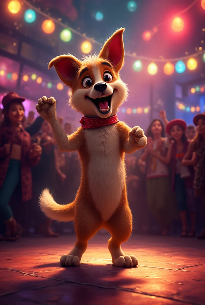 Create a dog dancing salsa - SeaArt AI