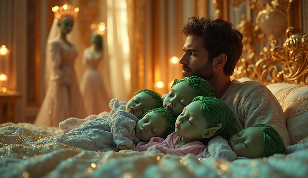 Prompt (Seaart.ai – 16:9, cinematic, elf-like alien children - SeaArt AI