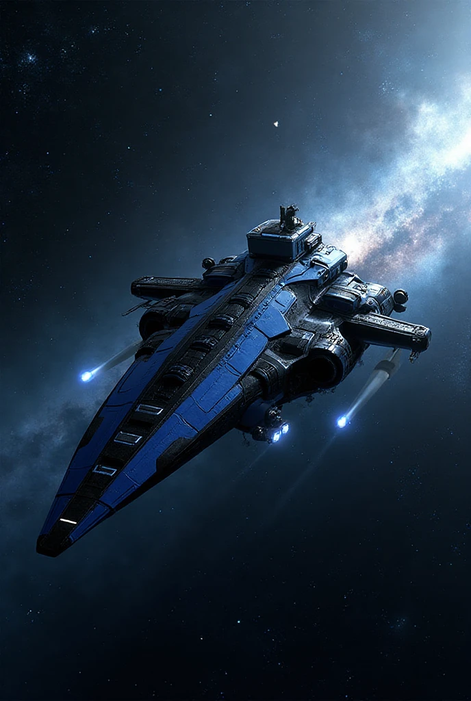 Create a space corvette based on UNSC designs from the Halo universe in ...
