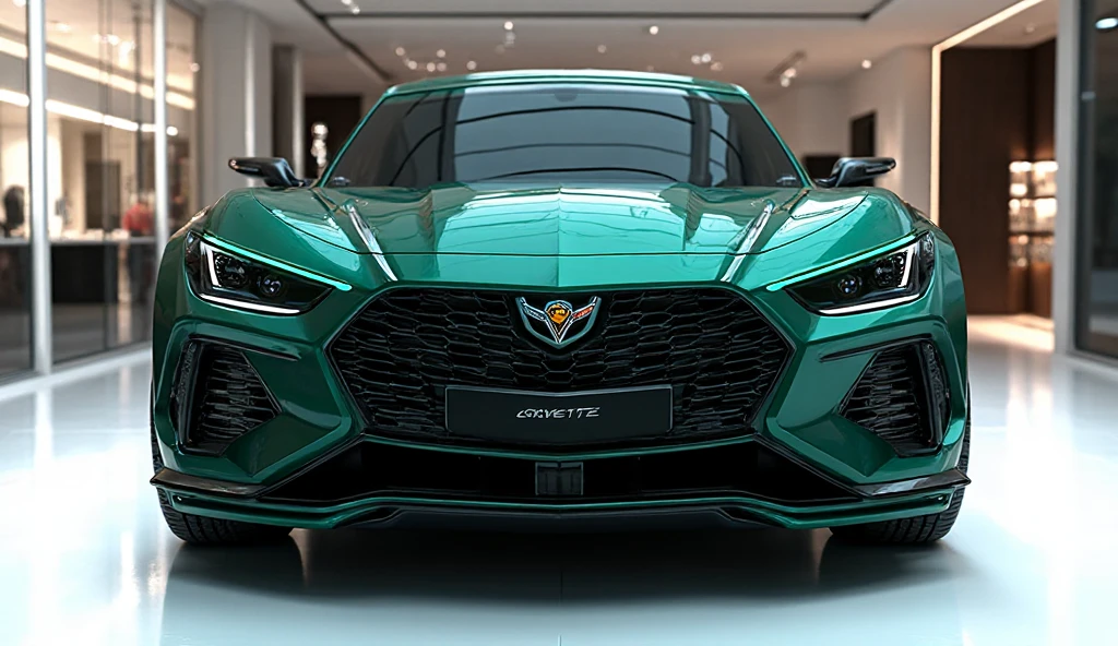 An ultra-realistic image of Aggressive (front) view with Aggressive ...