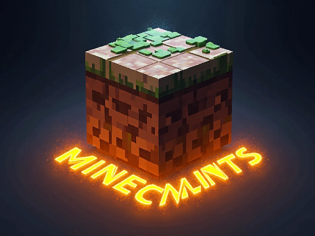 Make a image for discord server logo in center Minecraft Dirt Block and ...