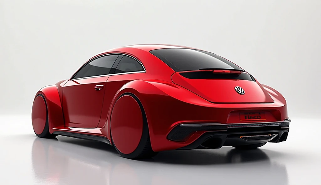 2026 Volkswagen beetle Returns- in showroom red colour back view ...