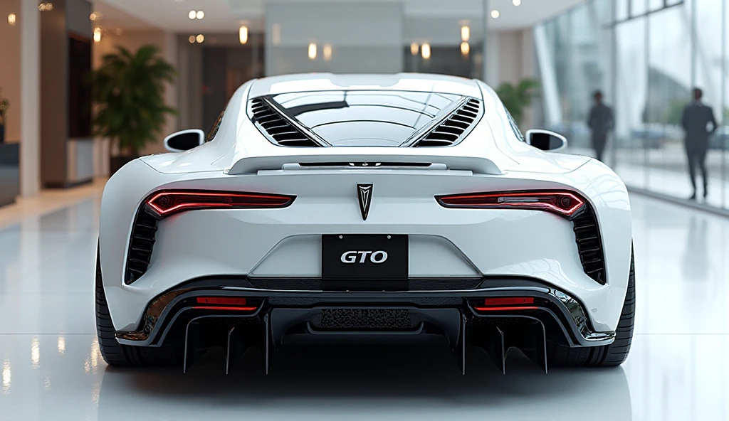 This Model. Design (back) full car (back), view of a ultra luxurious ...