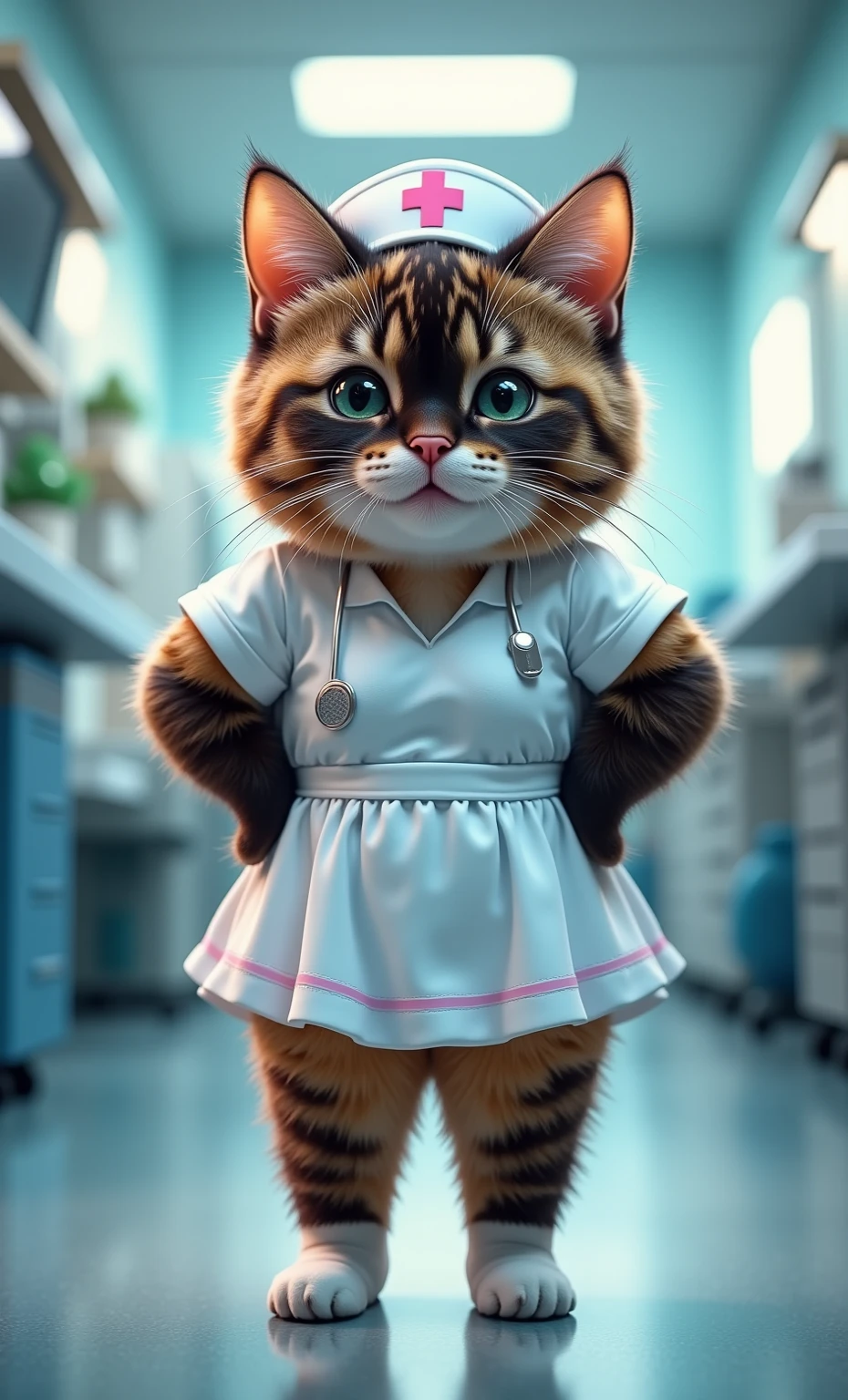 Photorealistic portrait of Dressed animals - a (fat) [chibi] - SeaArt AI