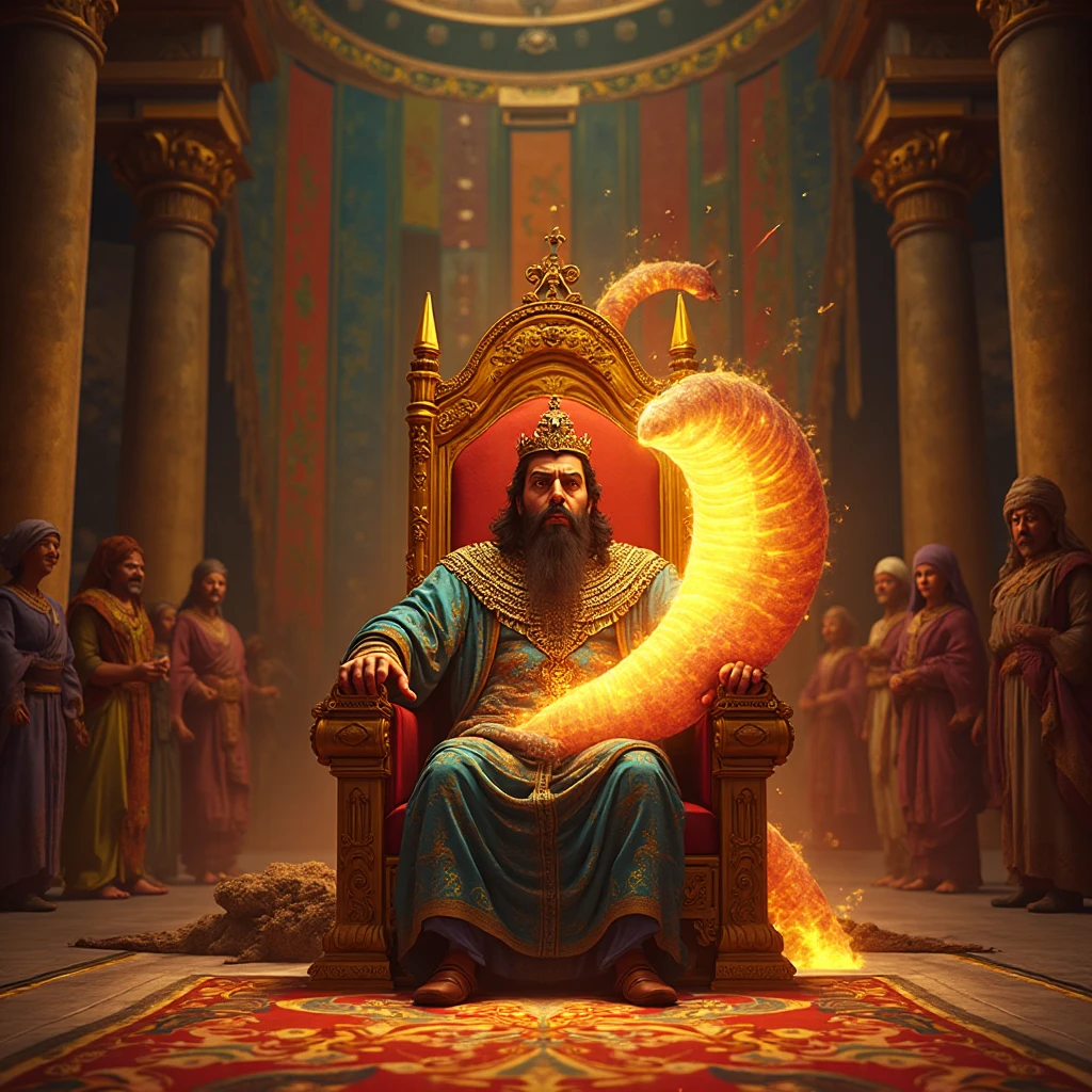 Ultra-realistic 3D 8K vibrant cinematic close-up illustration in bright ...