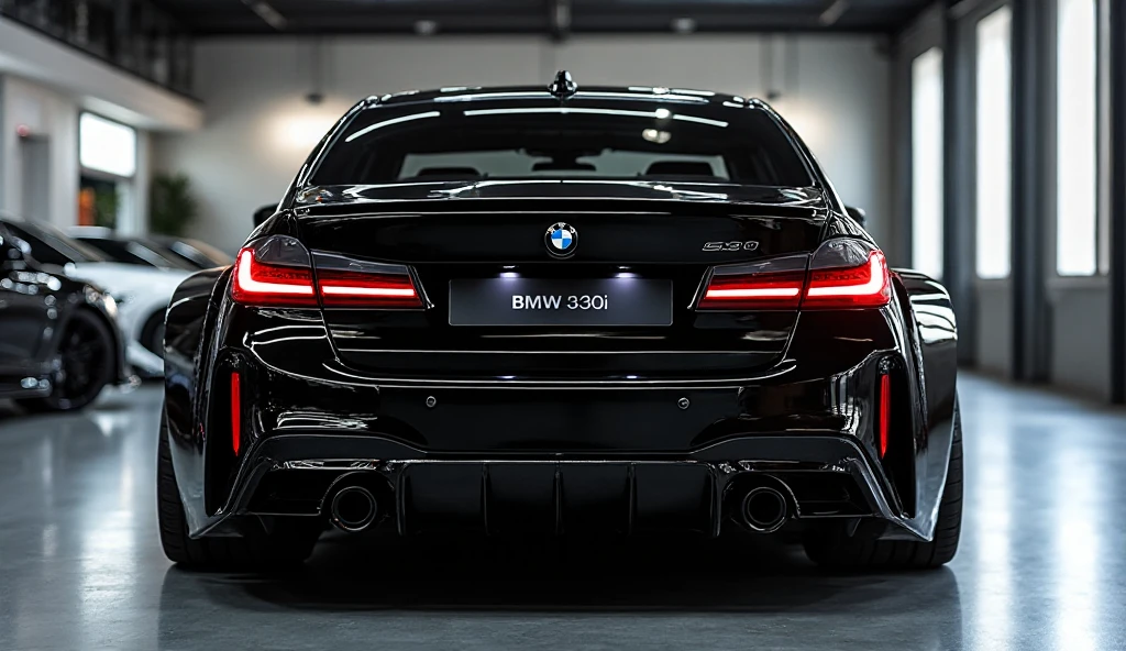 Design (back ) full car (back) bumper view of a ultra luxurious - SeaArt AI