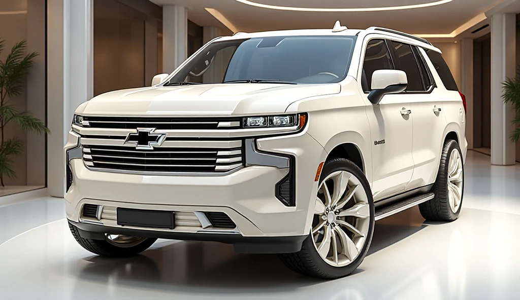 ultra-detailed 3D render full front bumper view of a modern Chevrolet ...