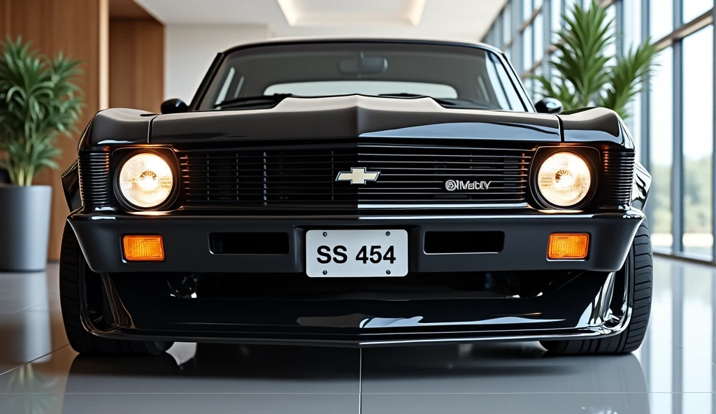 Design front bumper full front bumper view of a ultra luxurious 2035 ...