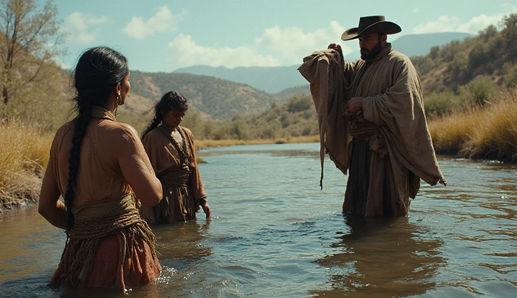 3. 🌙 “In the middle of the river, the Apache woman begs with tears in ...