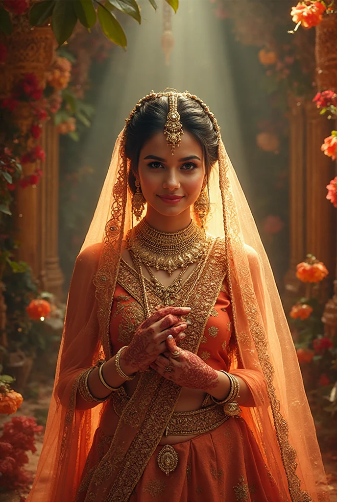 To make him a "perfect bride" by Hindu traditions, and within the bride ...