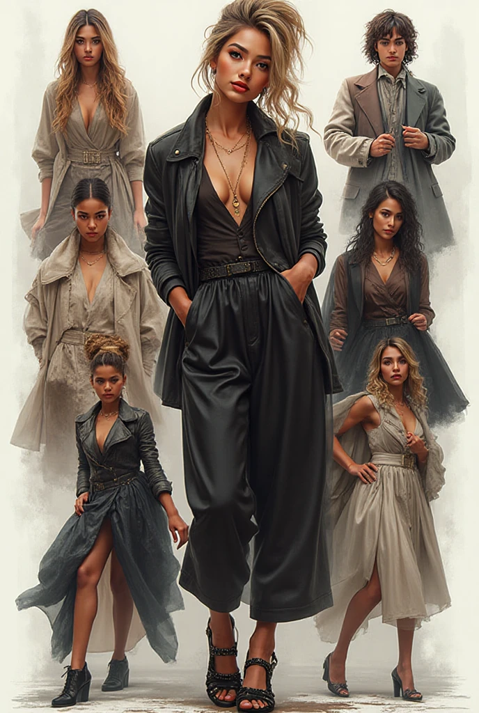 From the same model you created but now wearing clothes in different ...