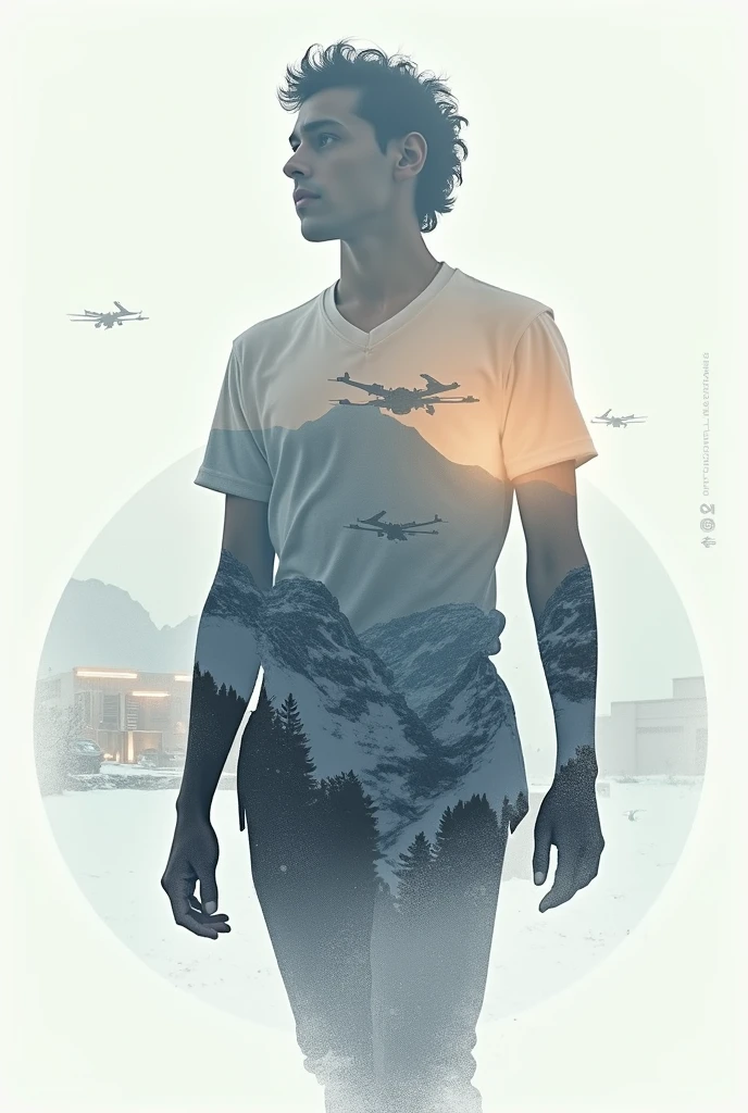 Omar Amin - عمر أمين:Double exposure, Midjourney style, merging - SeaArt AI