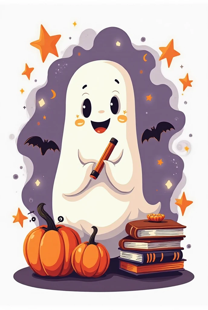 Spooky Teacher Squad, cute Halloween vector illustration for teachers ...