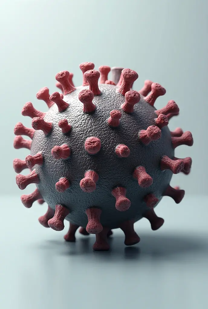 3d model of the rotavirus virus, with details of the core - SeaArt AI