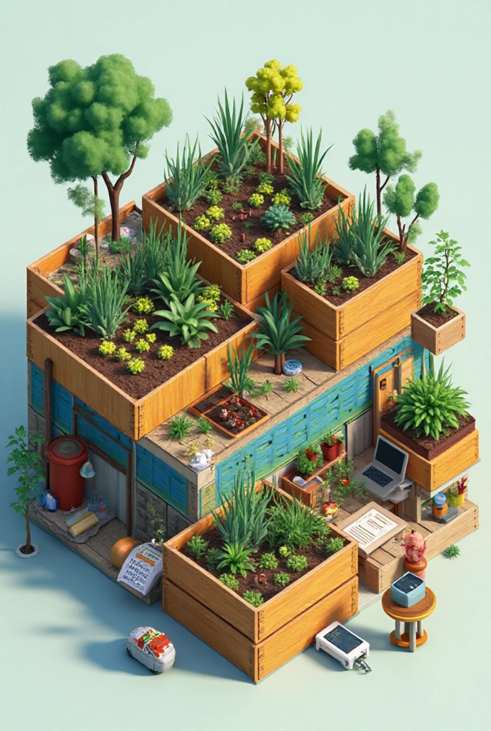A sustainable digital school garden designed for children in urban ...