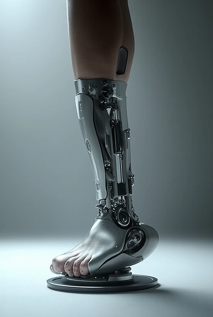 Image alluding to the external rotation of the prosthesis/foot on the ...