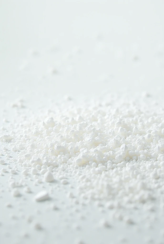 White fine microplastic particles，on a flat surface - SeaArt AI