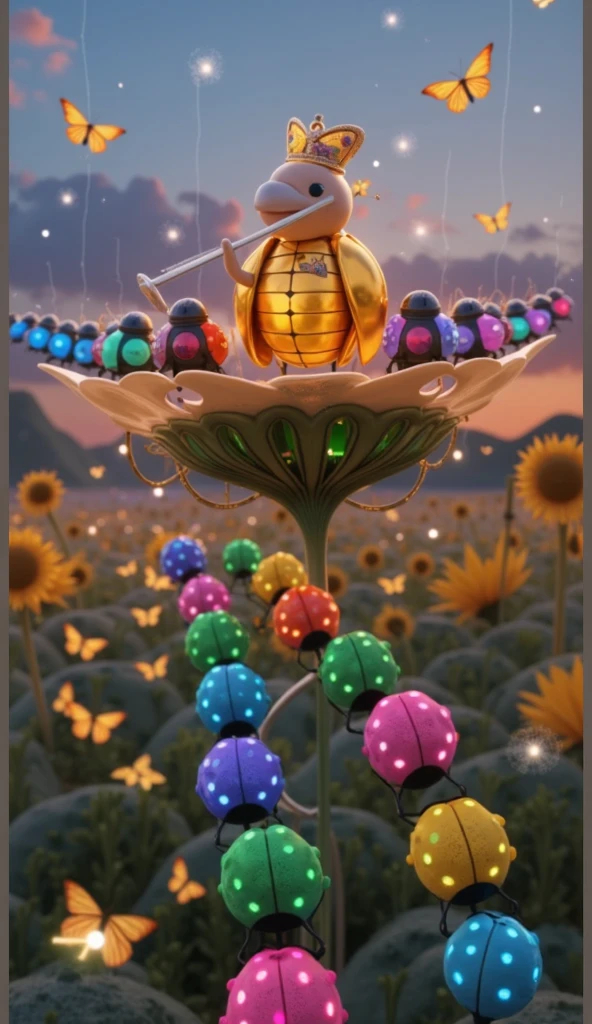 Prompt: A stunning, ultra-realistic cinematic 3D rendering of a ...