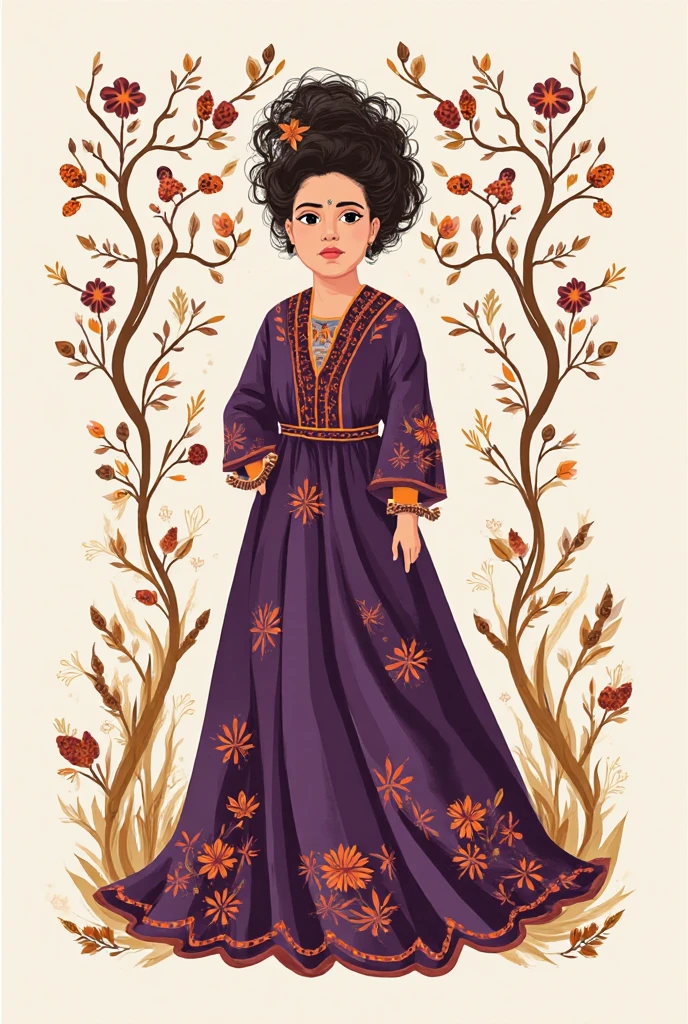 To draw curved branches with: "Sweet Memory" theme: Colada Morada y ...