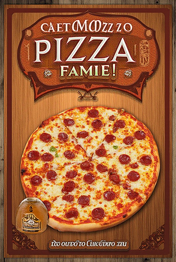 I need you to generate an image for me in which you promote two family ...