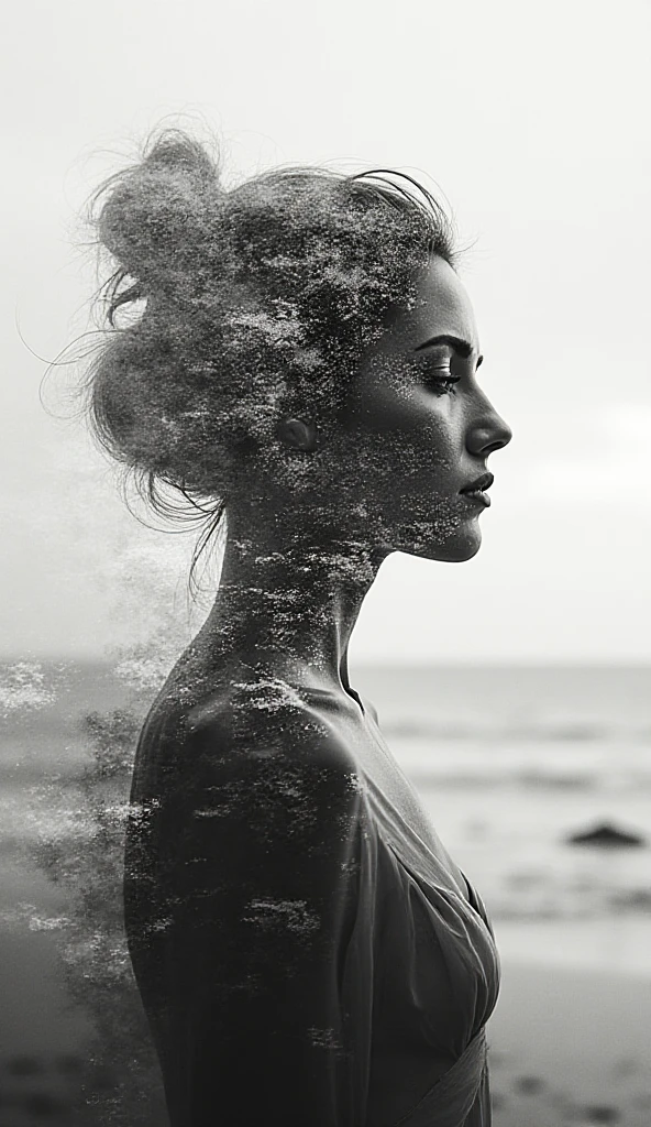 High quality, 8K ultra HD, Una hermosa double exposure que combina una ...