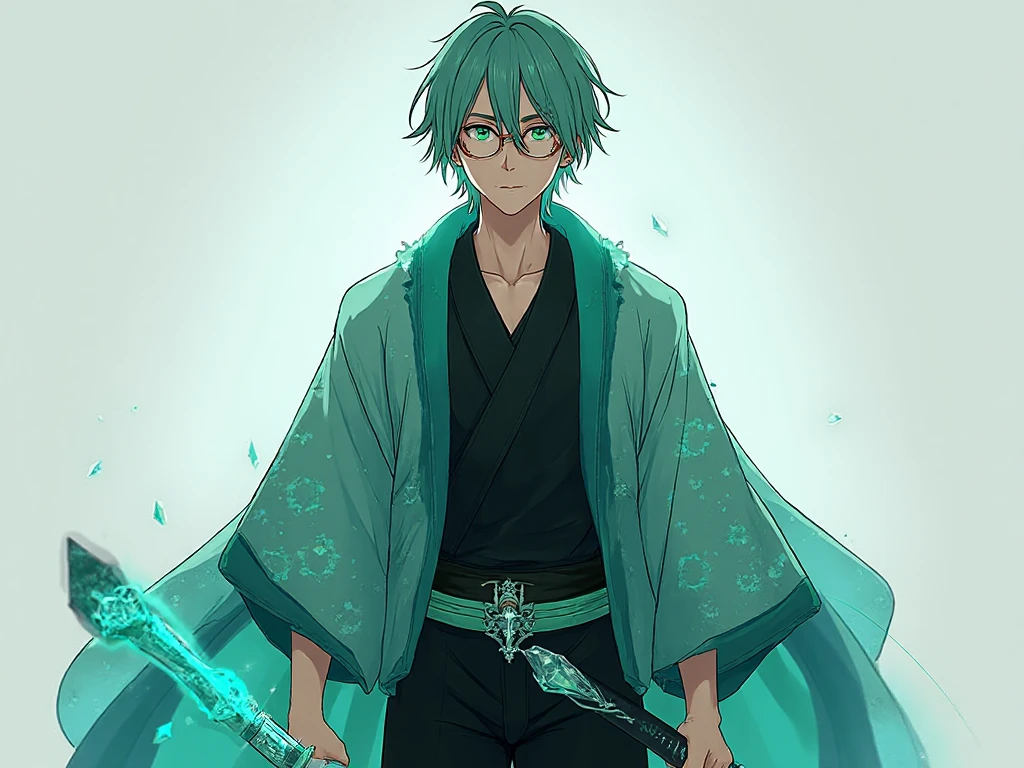 A young human male demon slayer, standing fully frontal, your body ...