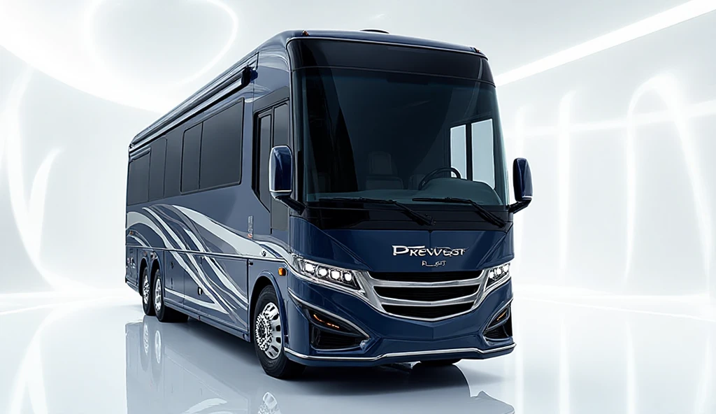 “A photorealistic, high-resolution image of a 2026 Prevost H3 - SeaArt AI