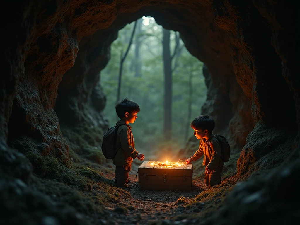 A 10-year-old boy named Zain and his best friend are exploring an old ...