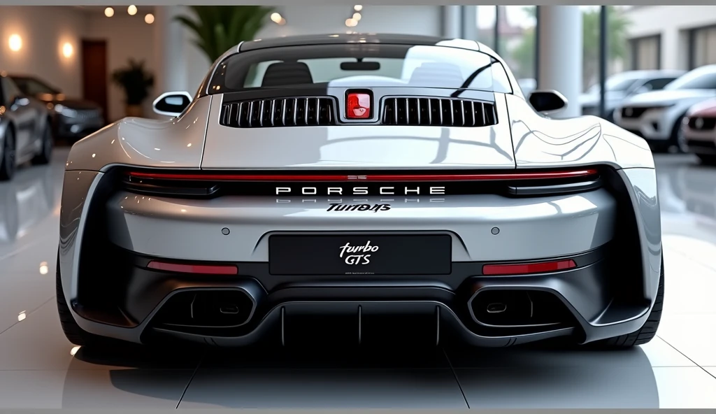 Create an ultra-detailed 3D render Close back view, of a modern 2025 ...
