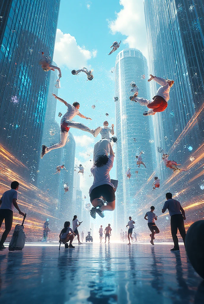 Image for the financial bank-themed Olympics - SeaArt AI