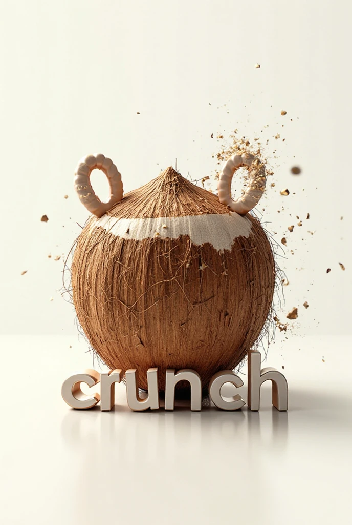 The coconut is fine change the writing and make the word coconut with ...