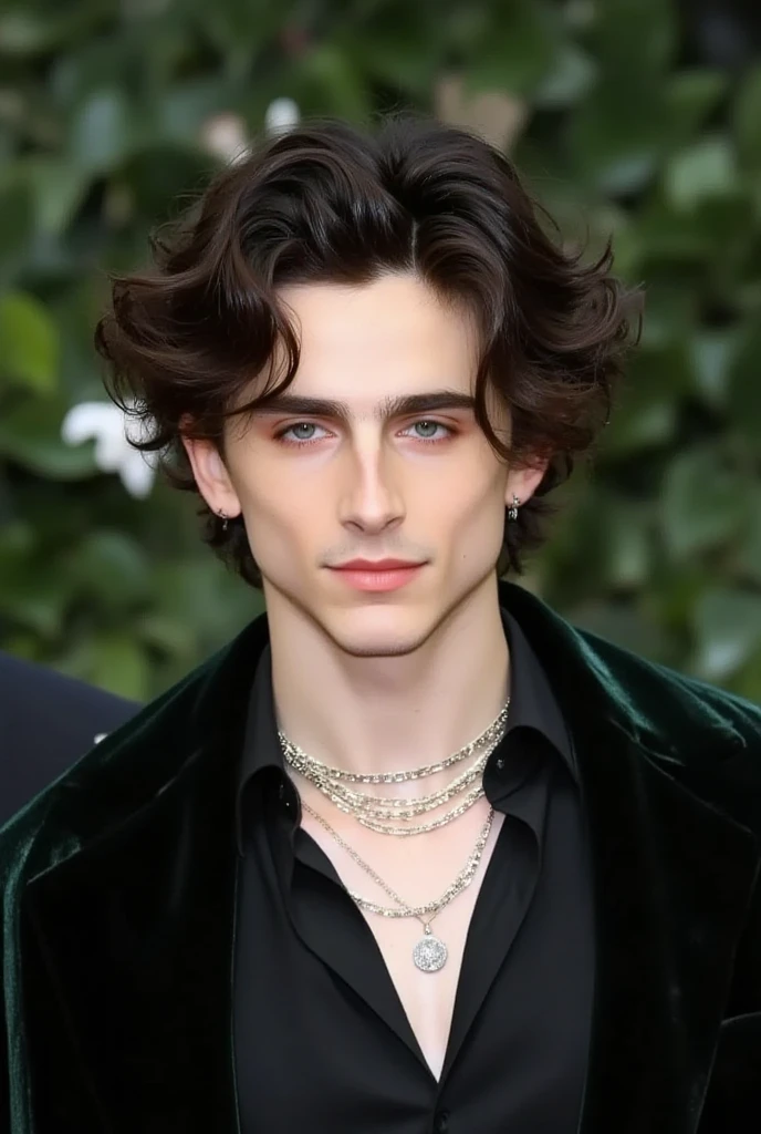 Timothée Chalamet's Photoshop has striking facial features. Your eyes ...