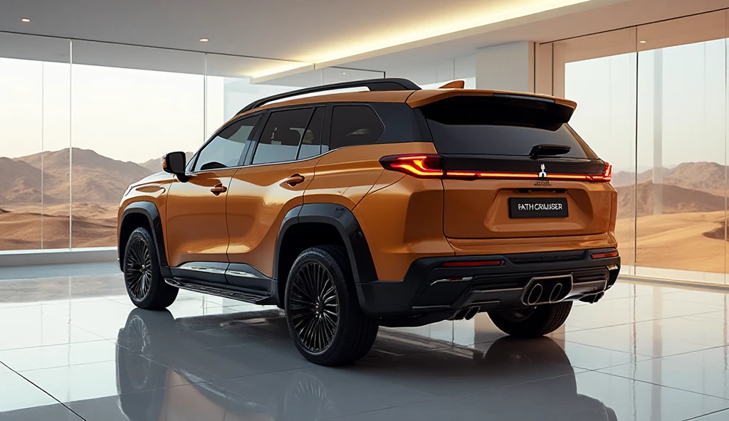 Back left side view of a ultra hd Desert Dune ray sand Mitsubishi Path ...