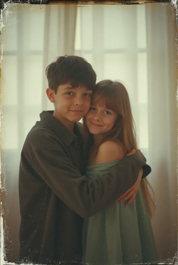 Looks like it was taken with a Polaroid camera, looks like a random ...