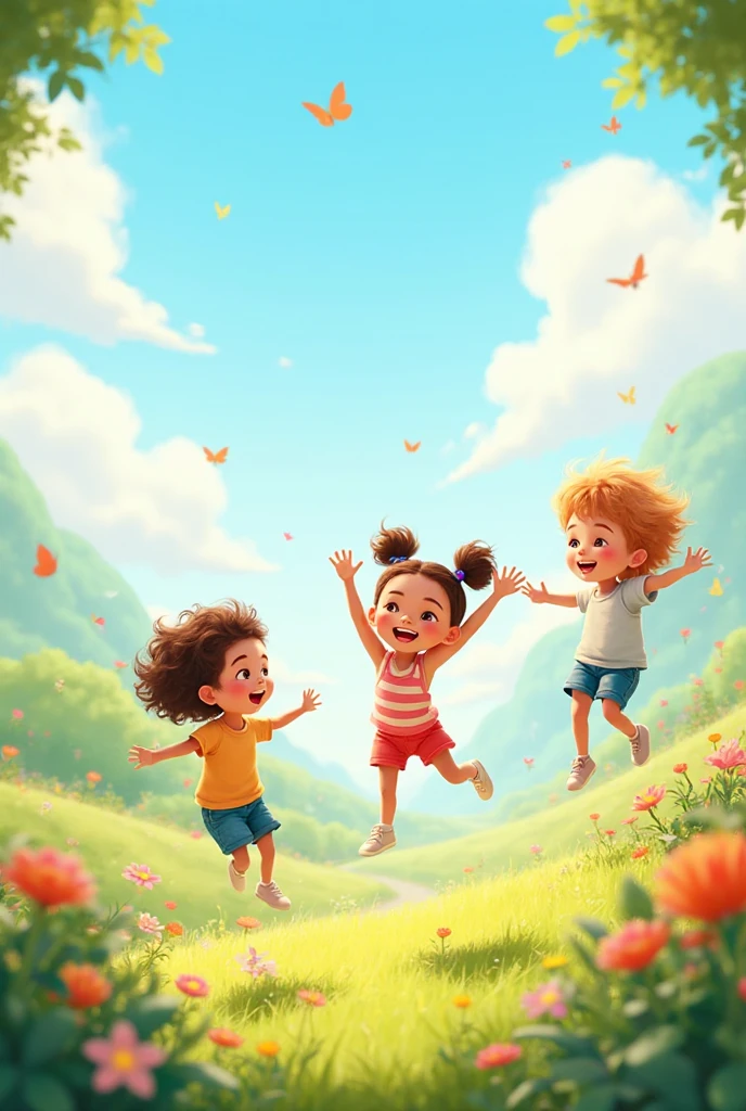 Animation for children jumping - SeaArt AI