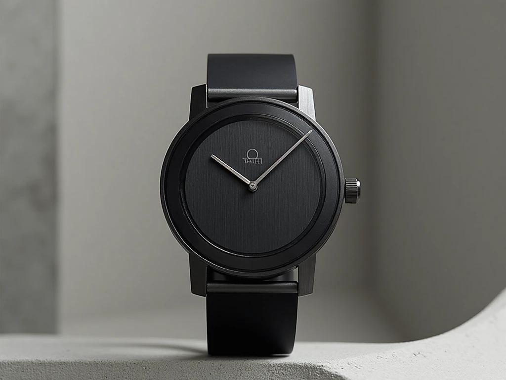 I would like you to create an image of a watch made with niobium ...