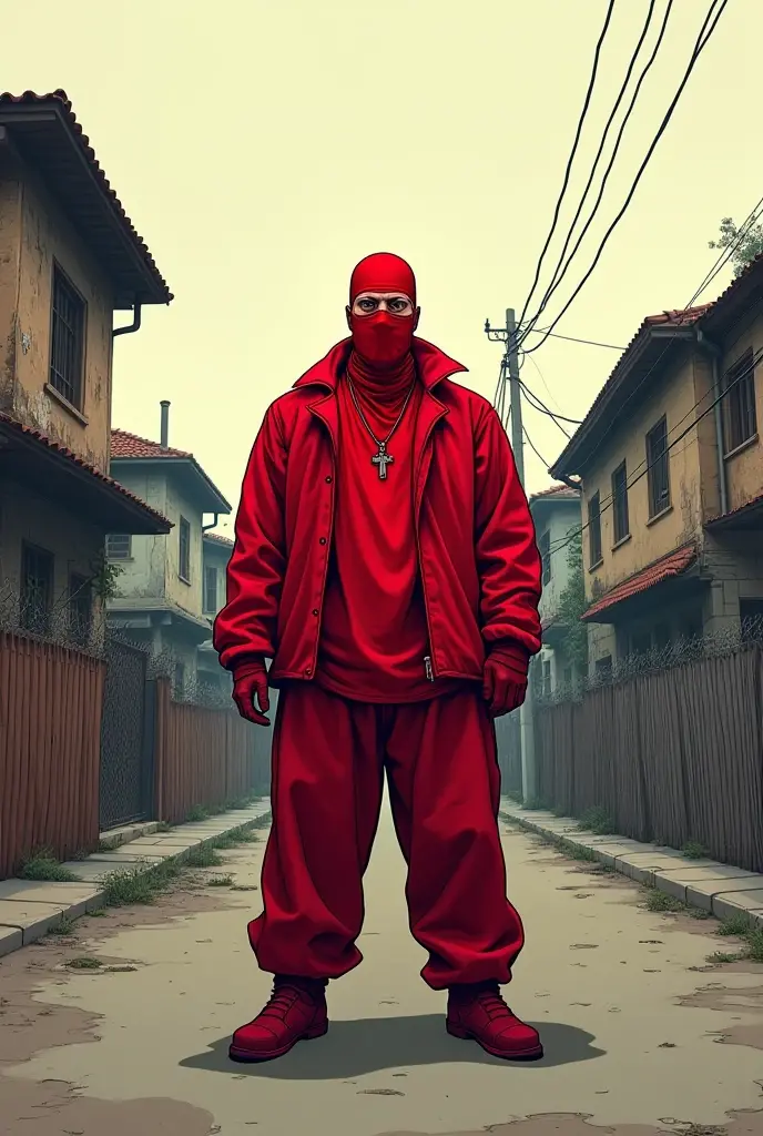 A dark, gritty prison cell with graffiti-covered walls. A skeleton ...